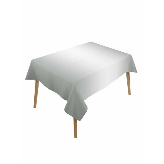 Grey Green Orange Ombre Table Cloth, Modern Gradient Abstract Art ...