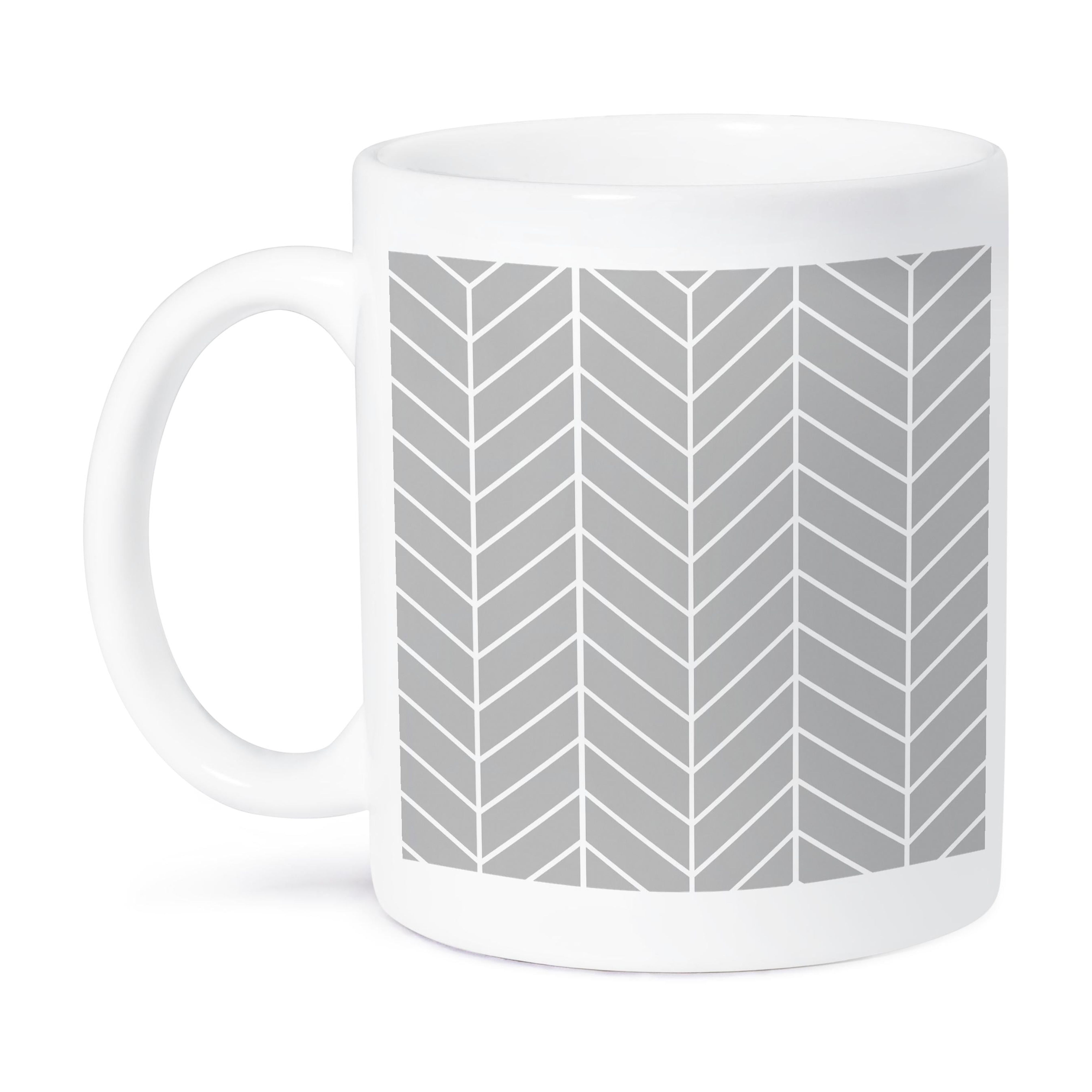 3dRose, Grey herringbone - gray chevron arrow feather inspired pattern ...