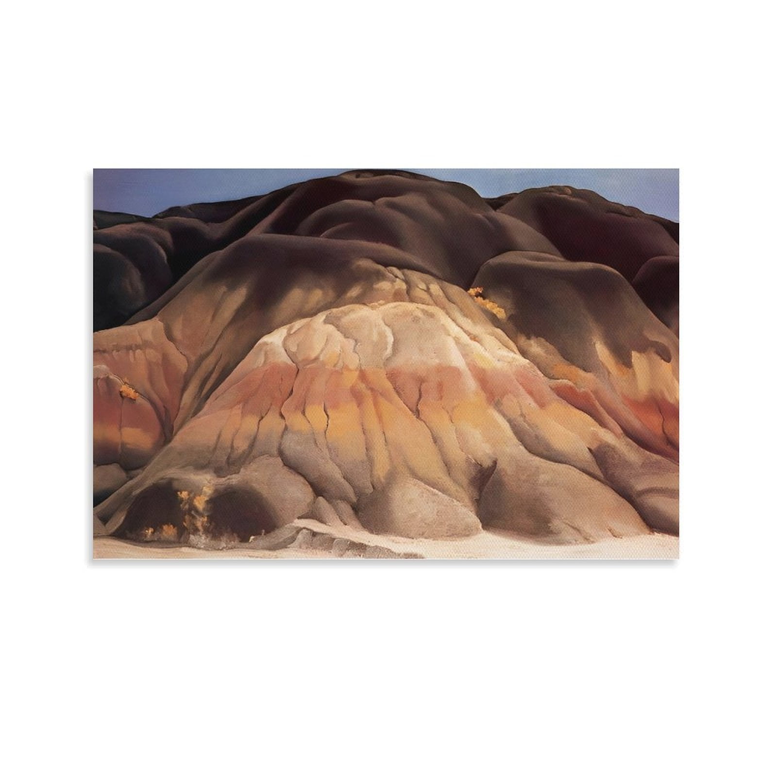 Grey Hills (1941) by Georgia OKeeffe Painting Poster Posters Wall Art ...