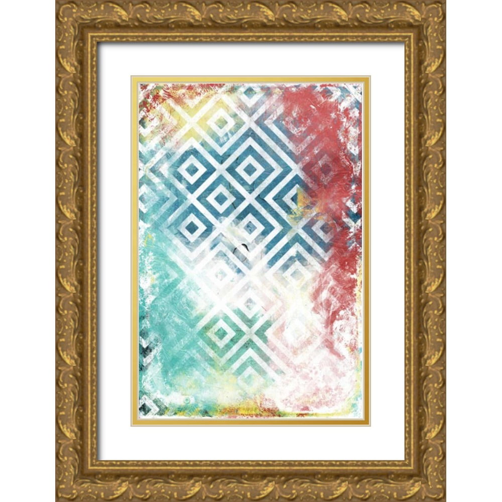 Grey, Jace 11x14 Gold Ornate Wood Framed with Double Matting Museum Art ...