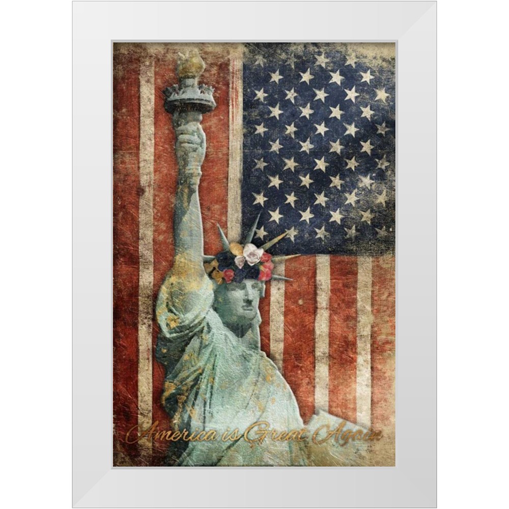 Grey, Jace 11x14 White Modern Wood Framed Museum Art Print Titled ...