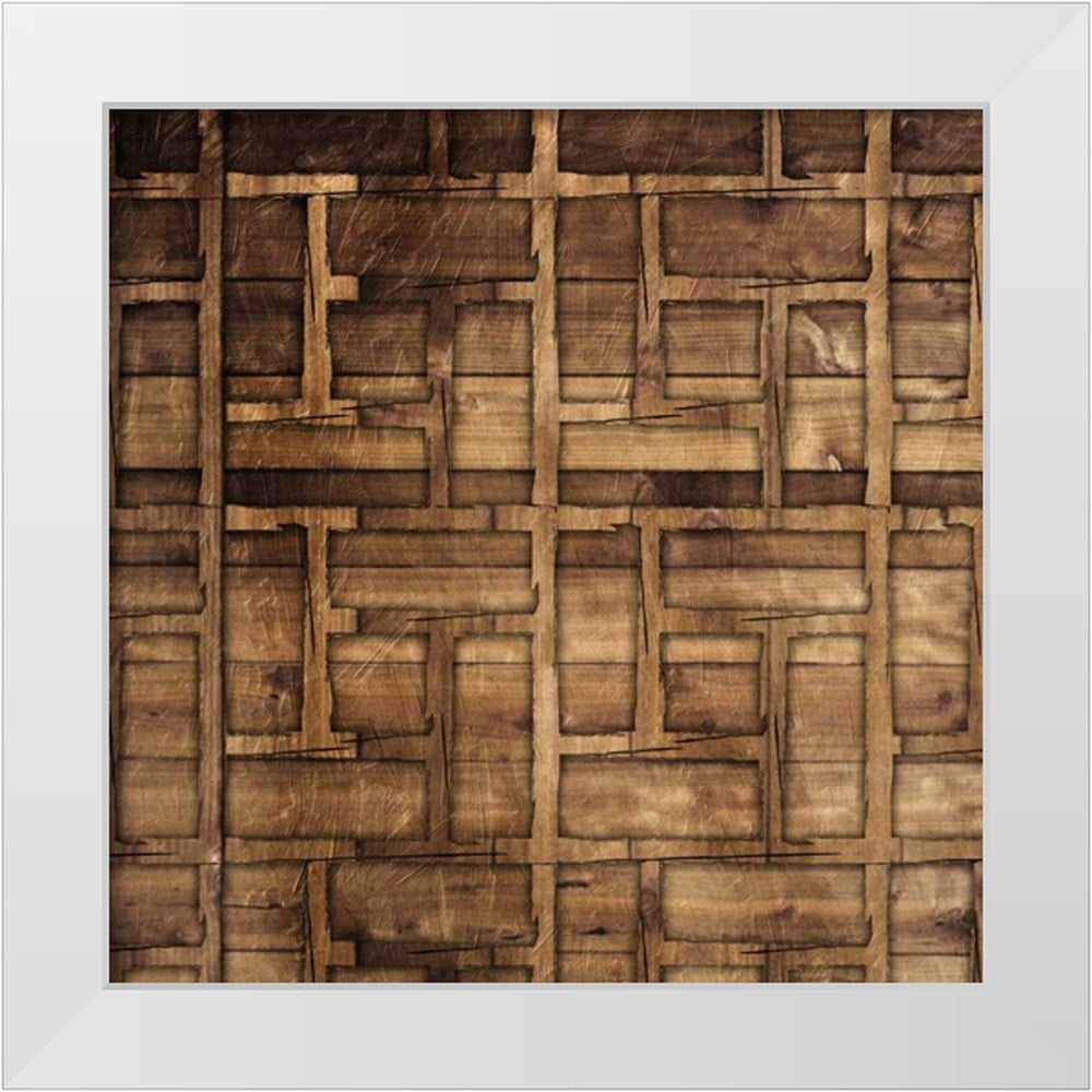 Grey, Jace 12x12 White Modern Wood Framed Museum Art Print Titled ...