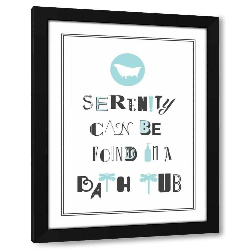 Jace Grey 12x14 Black Modern Wood Framed Wall Art Titled - Serenity 2 ...