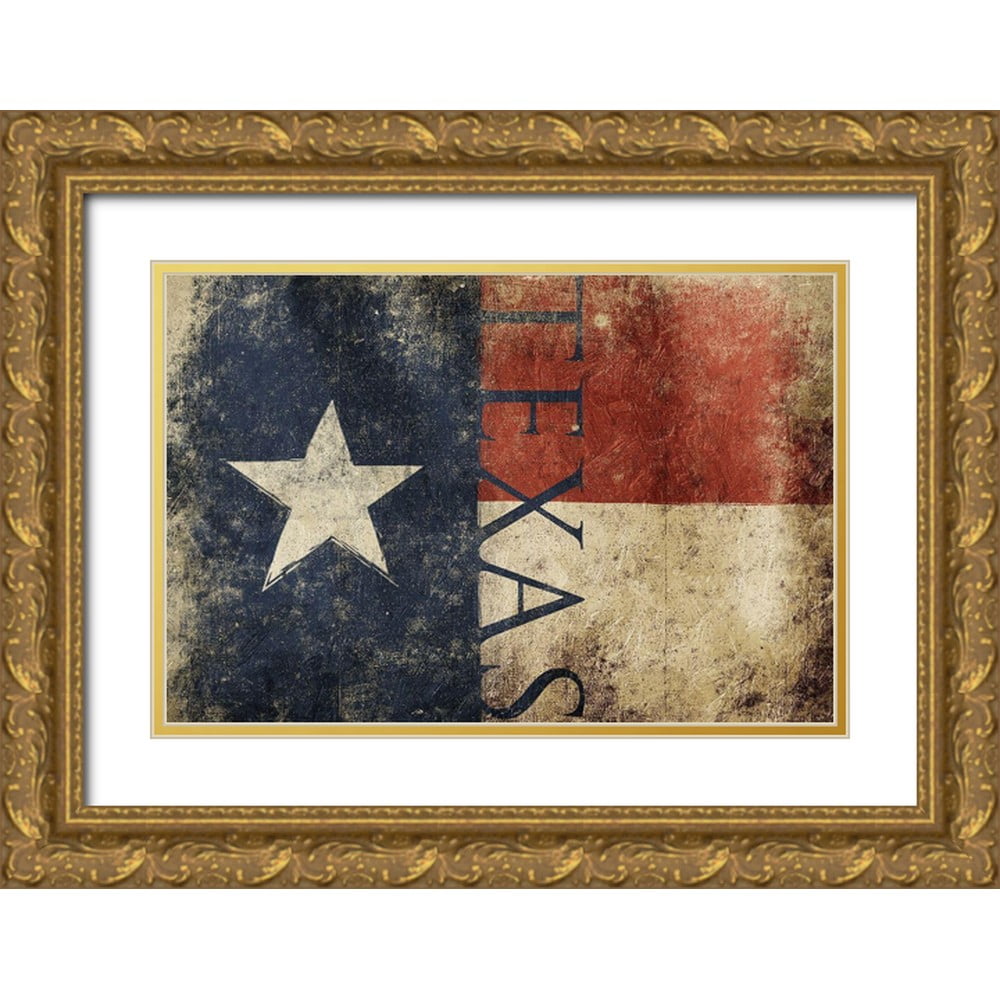 Grey, Jace 14x11 Gold Ornate Wood Framed with Double Matting Museum Art ...