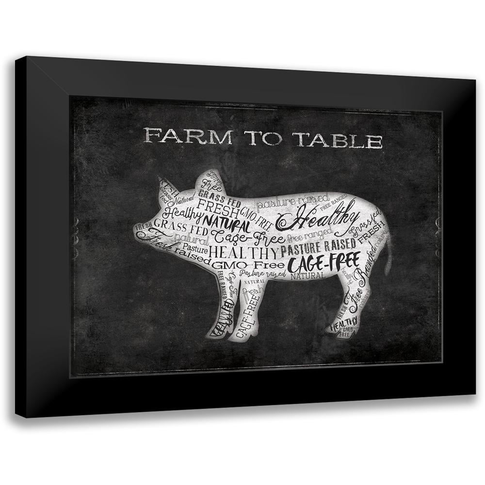Grey, Jace 14x12 Black Modern Framed Museum Art Print Titled - Farm To ...