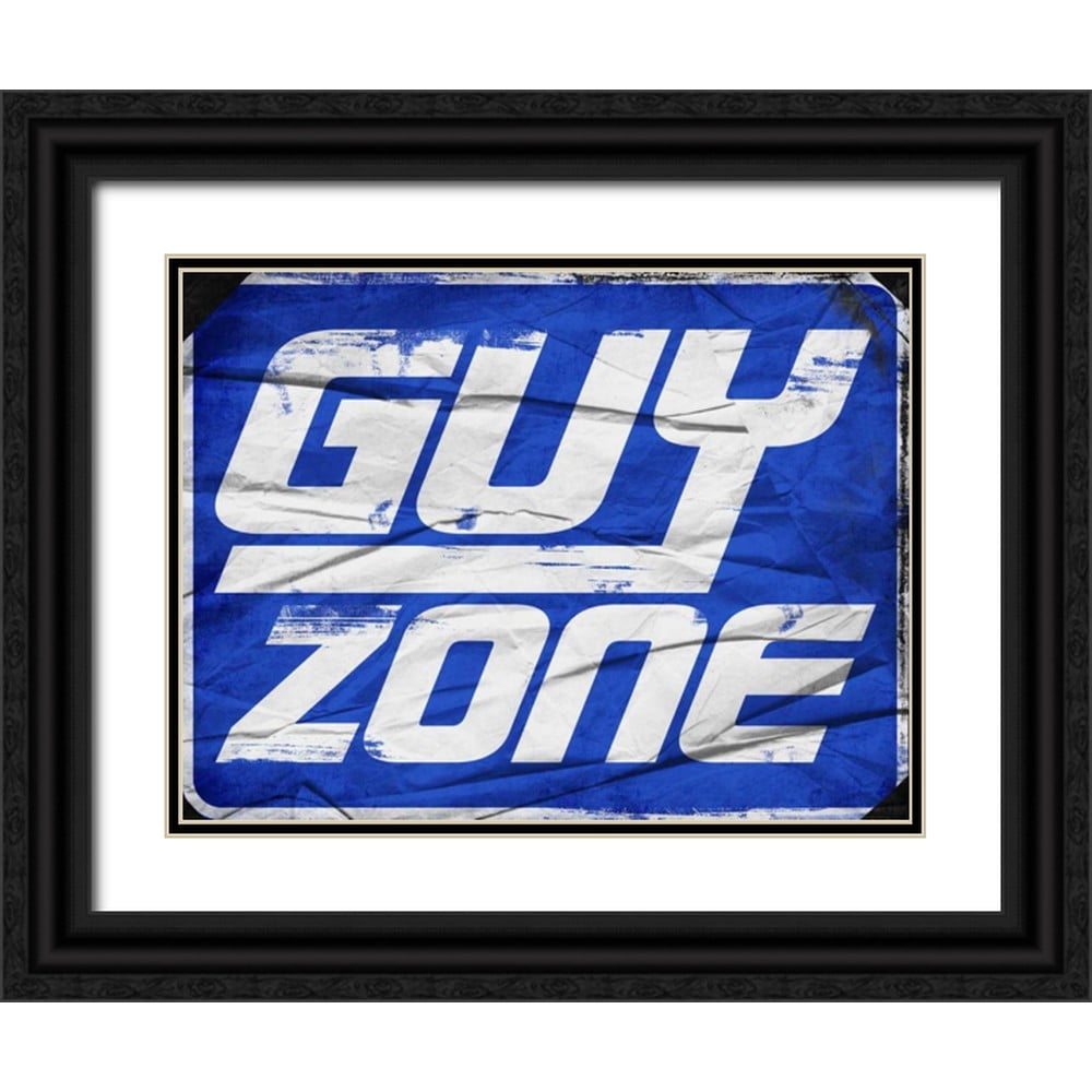 Grey, Jace 14x12 Black Ornate Wood Framed with Double Matting Museum ...