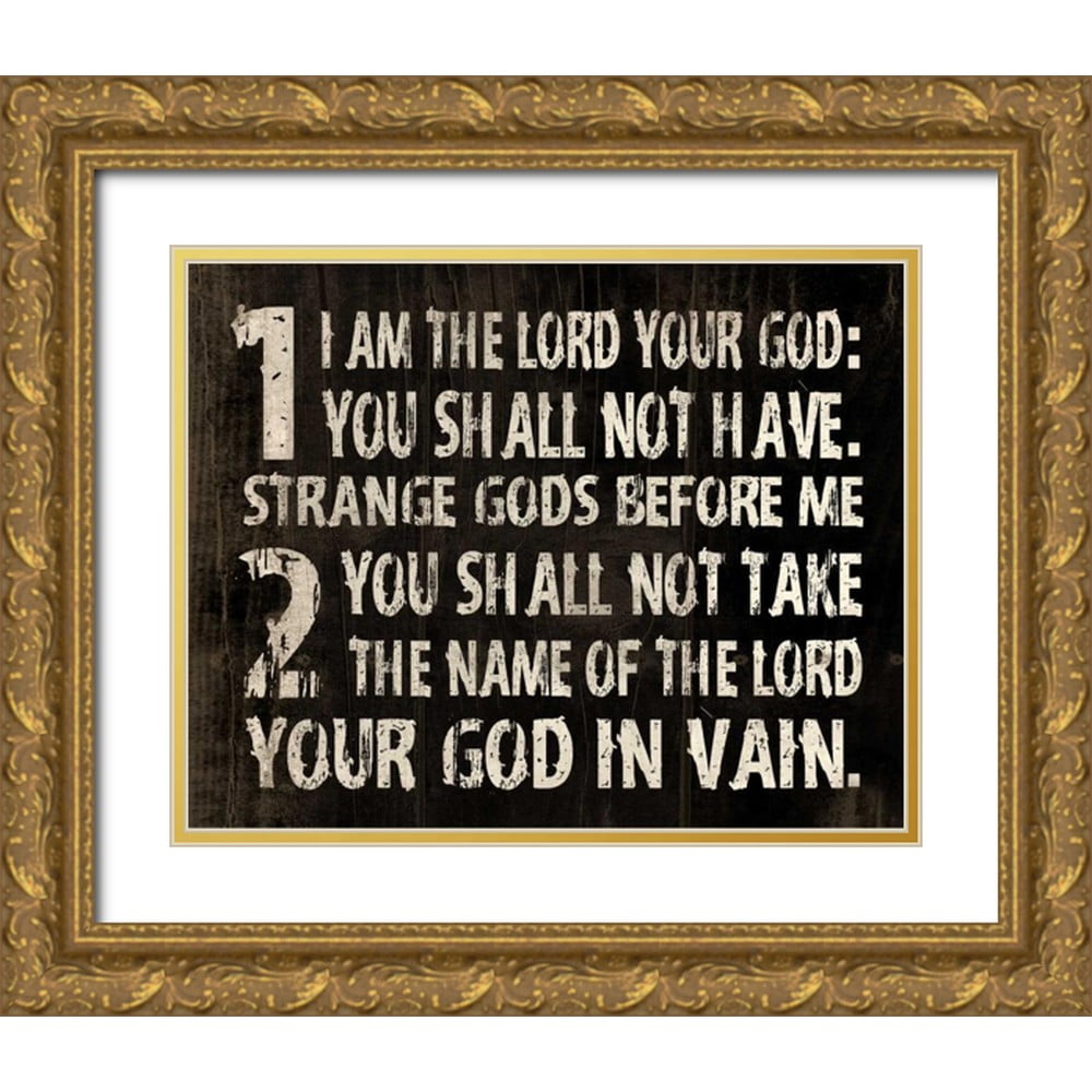 Grey, Jace 14x12 Gold Ornate Wood Framed with Double Matting Museum Art ...