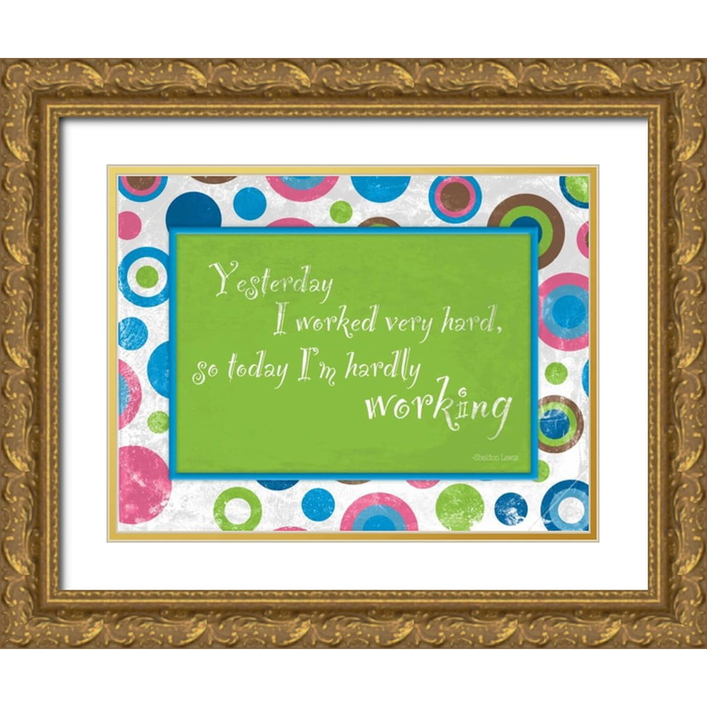 Grey, Jace 14x12 Gold Ornate Wood Framed with Double Matting Museum Art ...