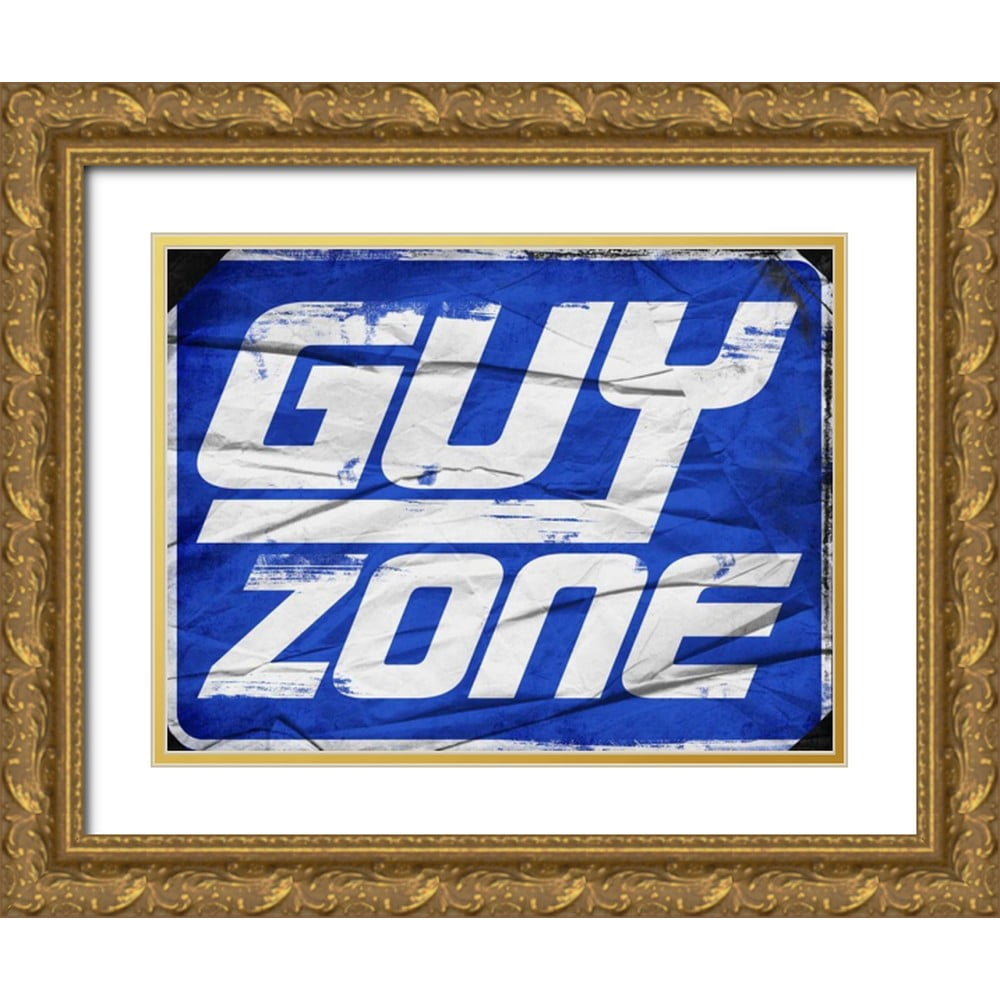 Grey, Jace 14x12 Gold Ornate Wood Framed with Double Matting Museum Art ...