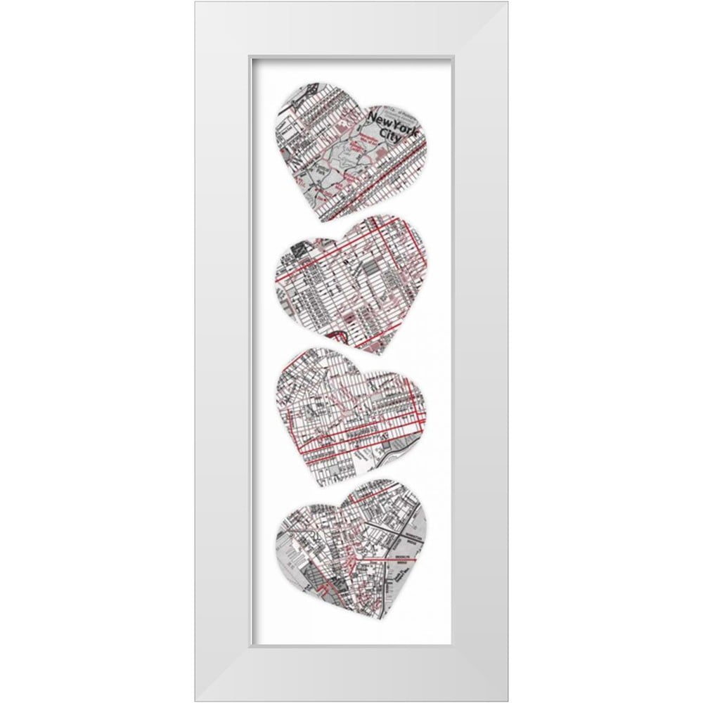 Grey, Jace 14x32 White Modern Wood Framed Museum Art Print Titled - MAP ...