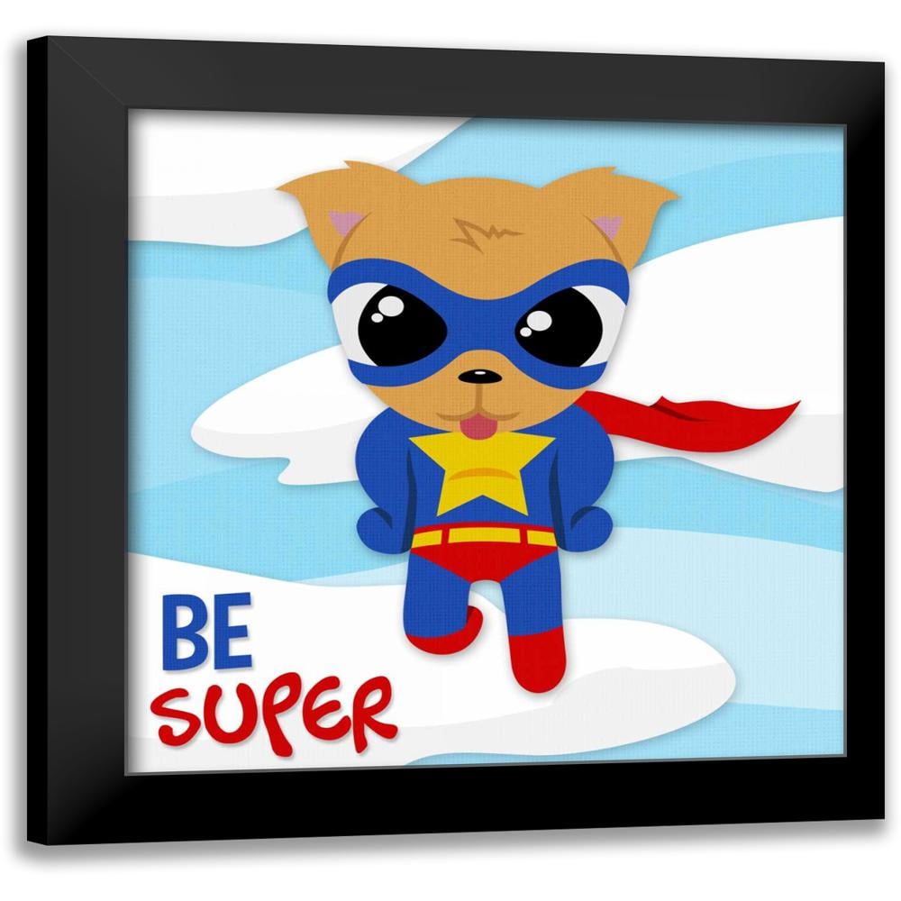 Grey, Jace 15x15 Black Modern Framed Museum Art Print Titled - Be Super ...