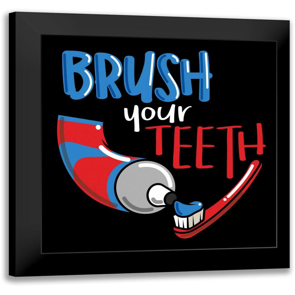 Grey, Jace 15x15 Black Modern Framed Museum Art Print Titled - Brush ...