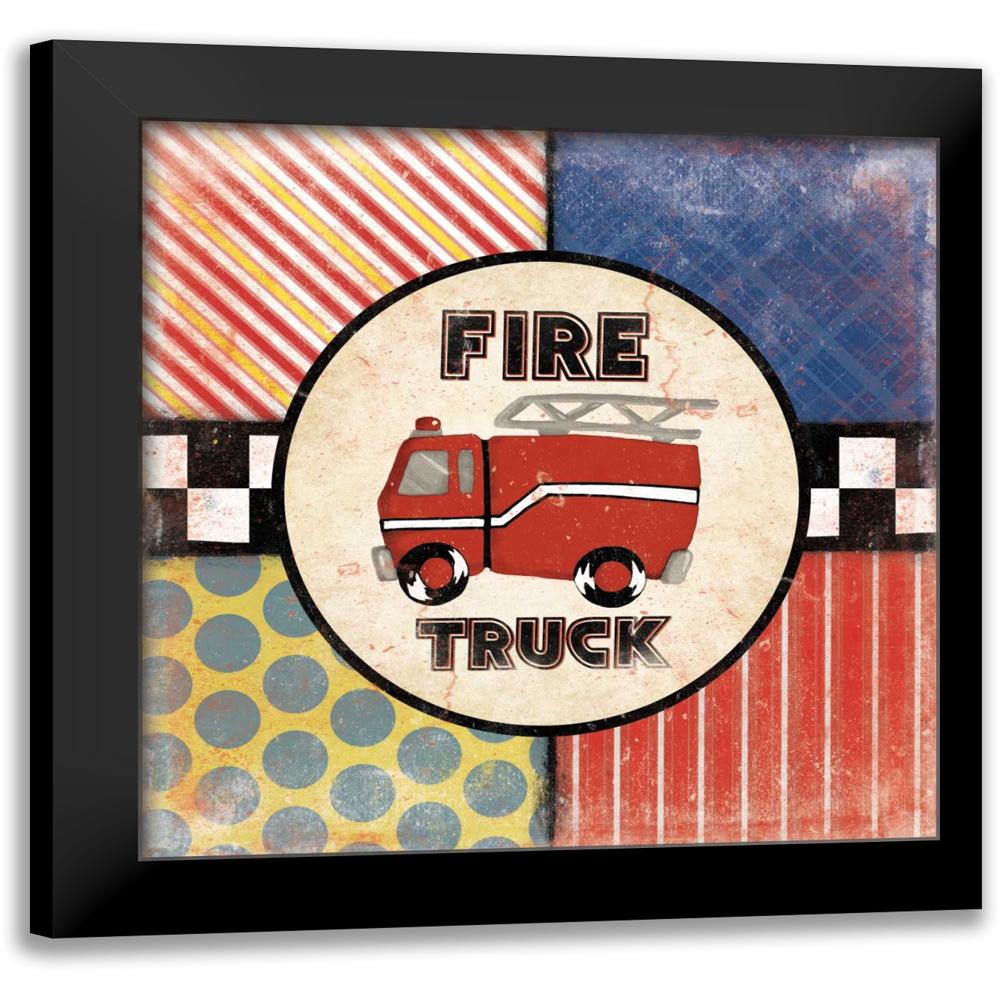 Grey, Jace 15x15 Black Modern Framed Museum Art Print Titled - Fire ...