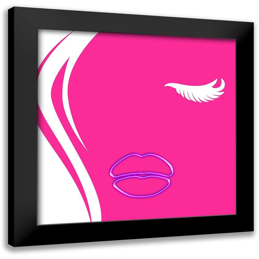 Grey, Jace 15x15 Black Modern Framed Museum Art Print Titled - Pink ...