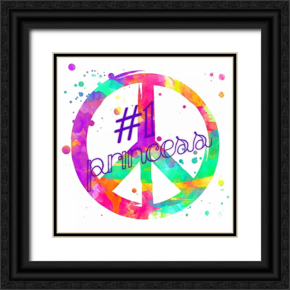 Grey, Jace 15x15 Black Ornate Wood Framed with Double Matting Museum ...