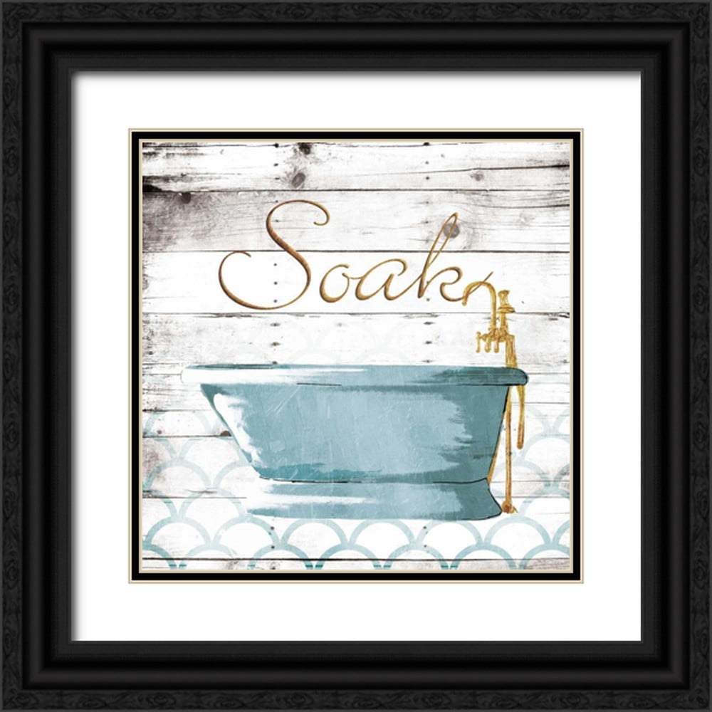 Grey, Jace 15x15 Black Ornate Wood Framed with Double Matting Museum ...