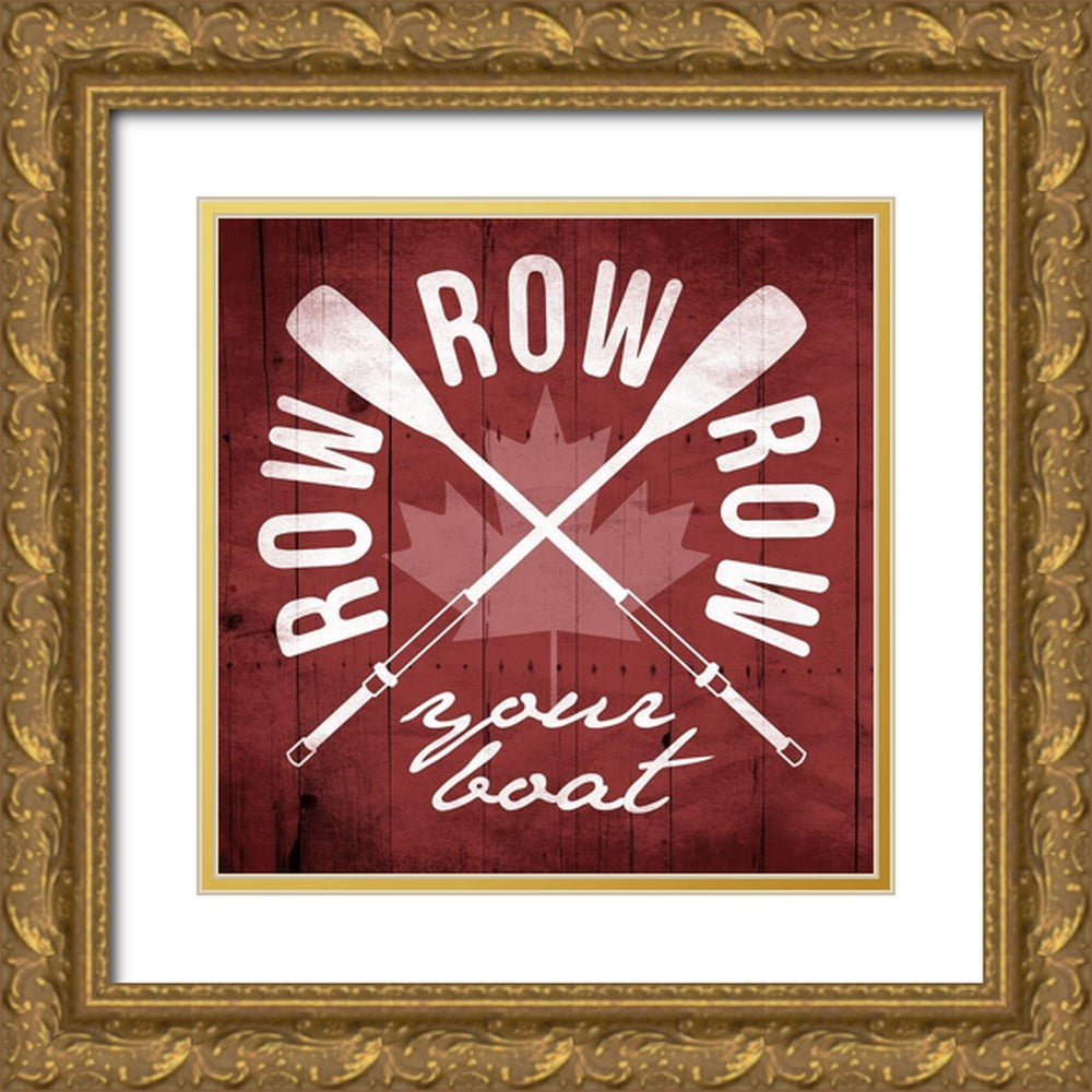 Grey, Jace 15x15 Gold Ornate Wood Framed with Double Matting Museum Art ...