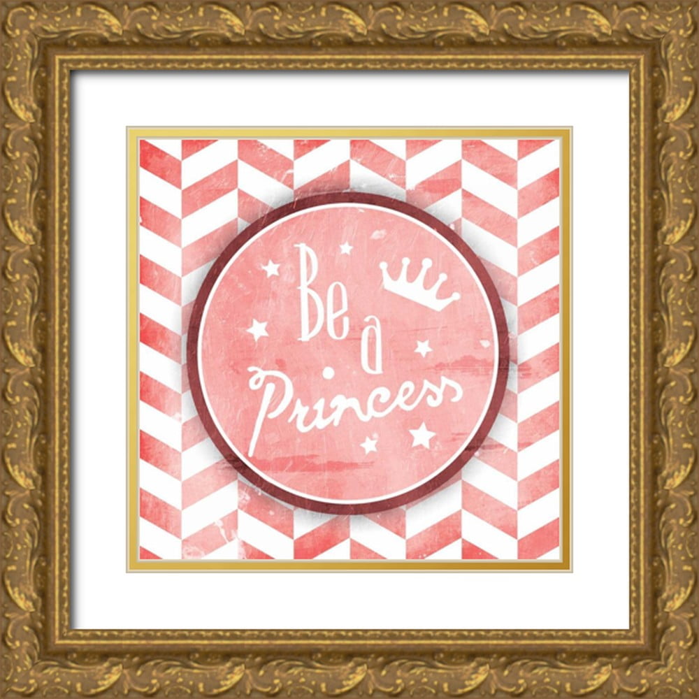 Grey, Jace 15x15 Gold Ornate Wood Framed with Double Matting Museum Art ...