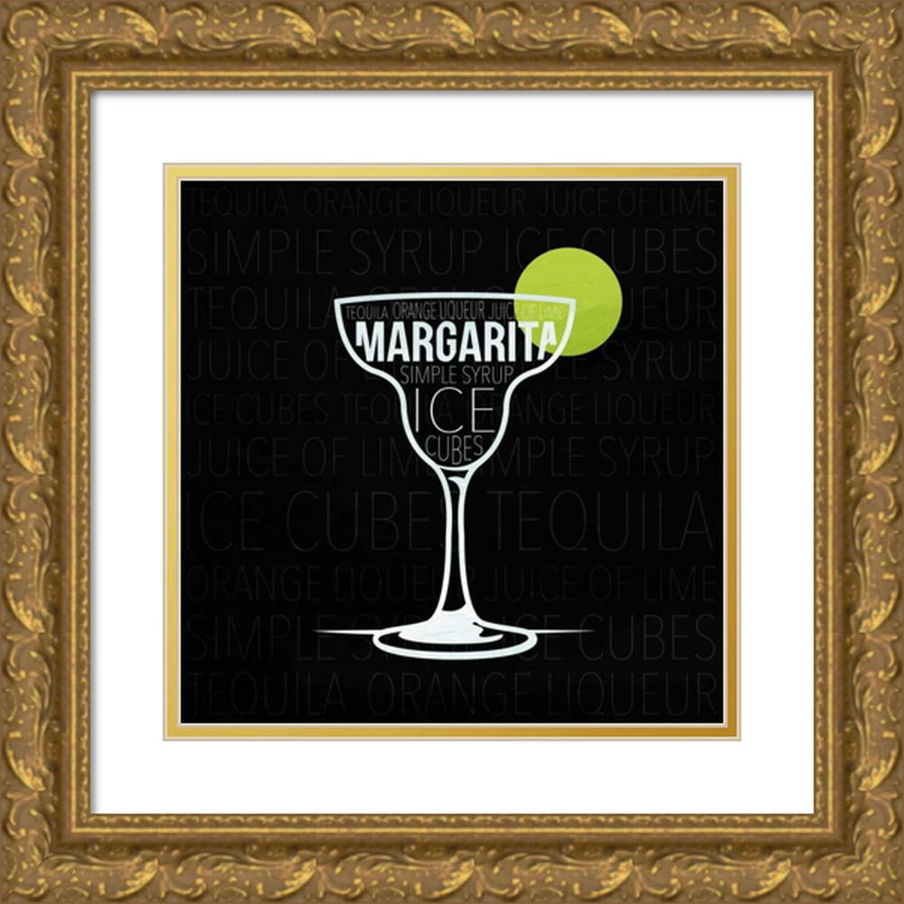 Grey, Jace 15x15 Gold Ornate Wood Framed with Double Matting Museum Art ...