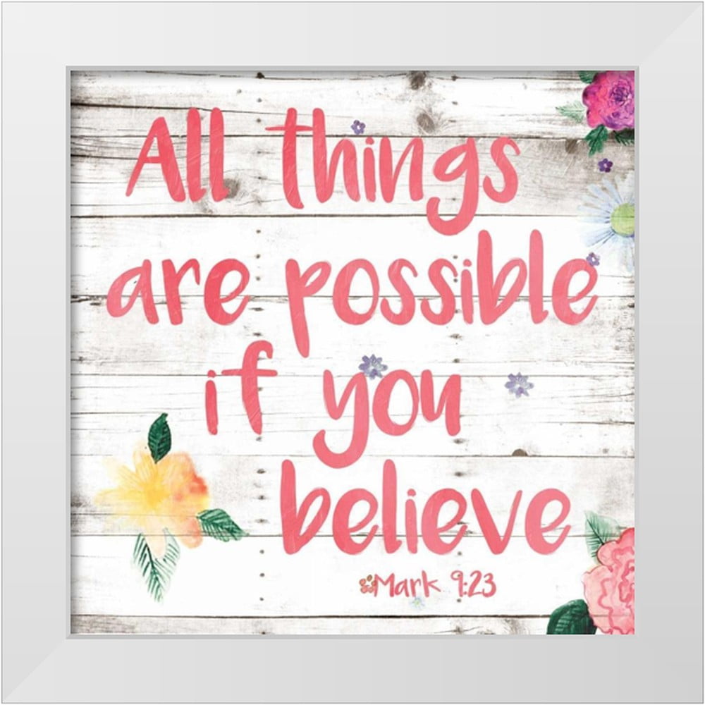 Grey, Jace 15x15 White Modern Wood Framed Museum Art Print Titled - All Things - Walmart.com