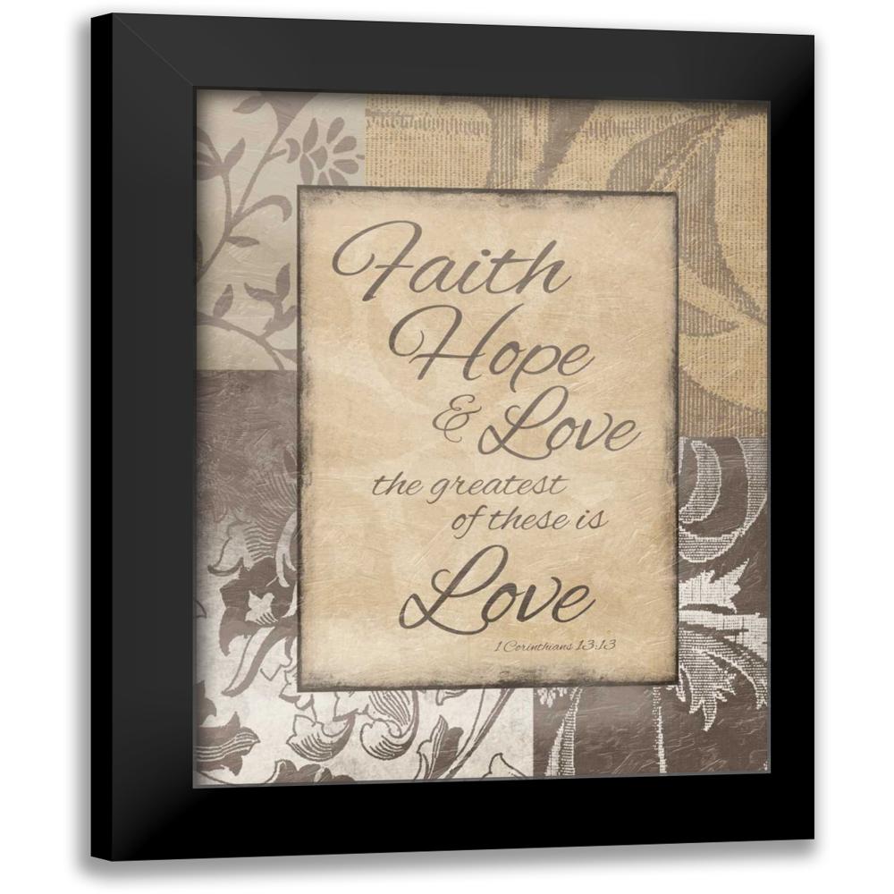 Grey, Jace 15x18 Black Modern Framed Museum Art Print Titled - Faith ...