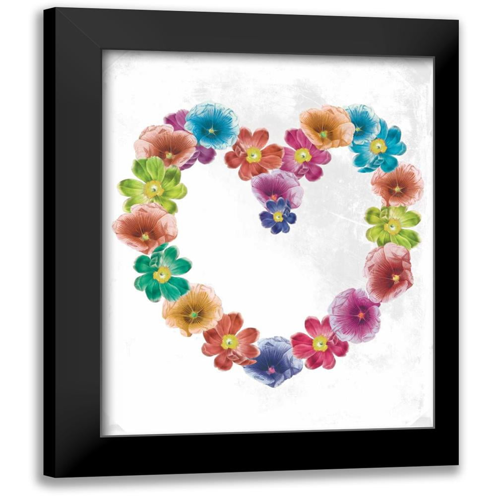 Grey, Jace 15x18 Black Modern Framed Museum Art Print Titled - Floral ...