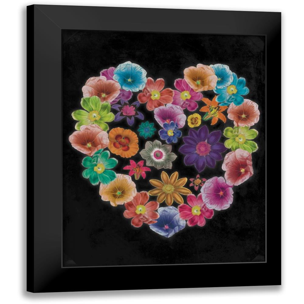 Grey, Jace 15x18 Black Modern Framed Museum Art Print Titled - Floral ...