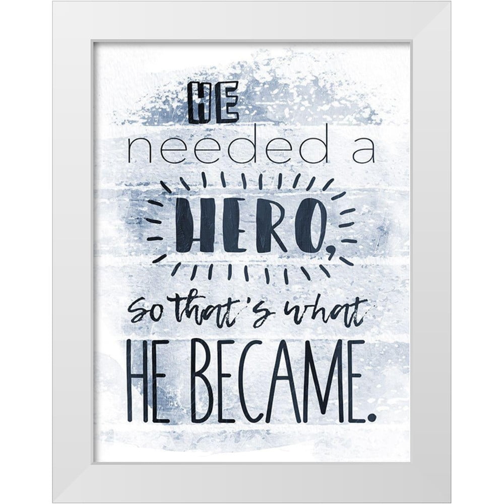 Grey, Jace 15x18 White Modern Wood Framed Museum Art Print Titled - He ...