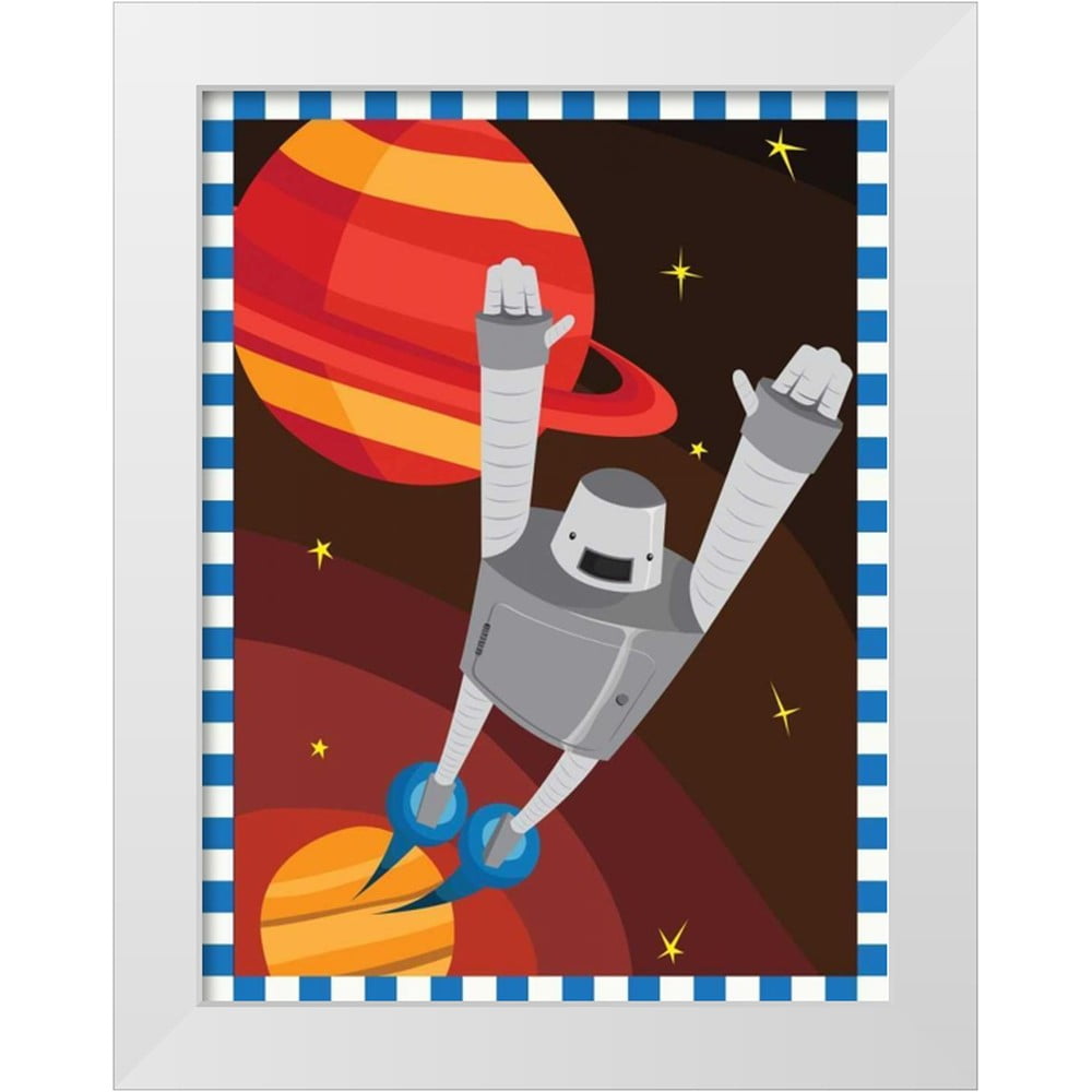 Grey, Jace 15x18 White Modern Wood Framed Museum Art Print Titled ...