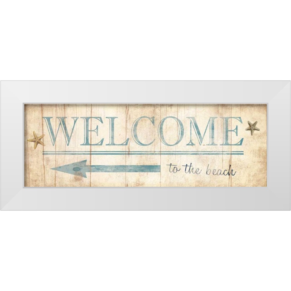 Grey, Jace 18x9 White Modern Wood Framed Museum Art Print Titled ...