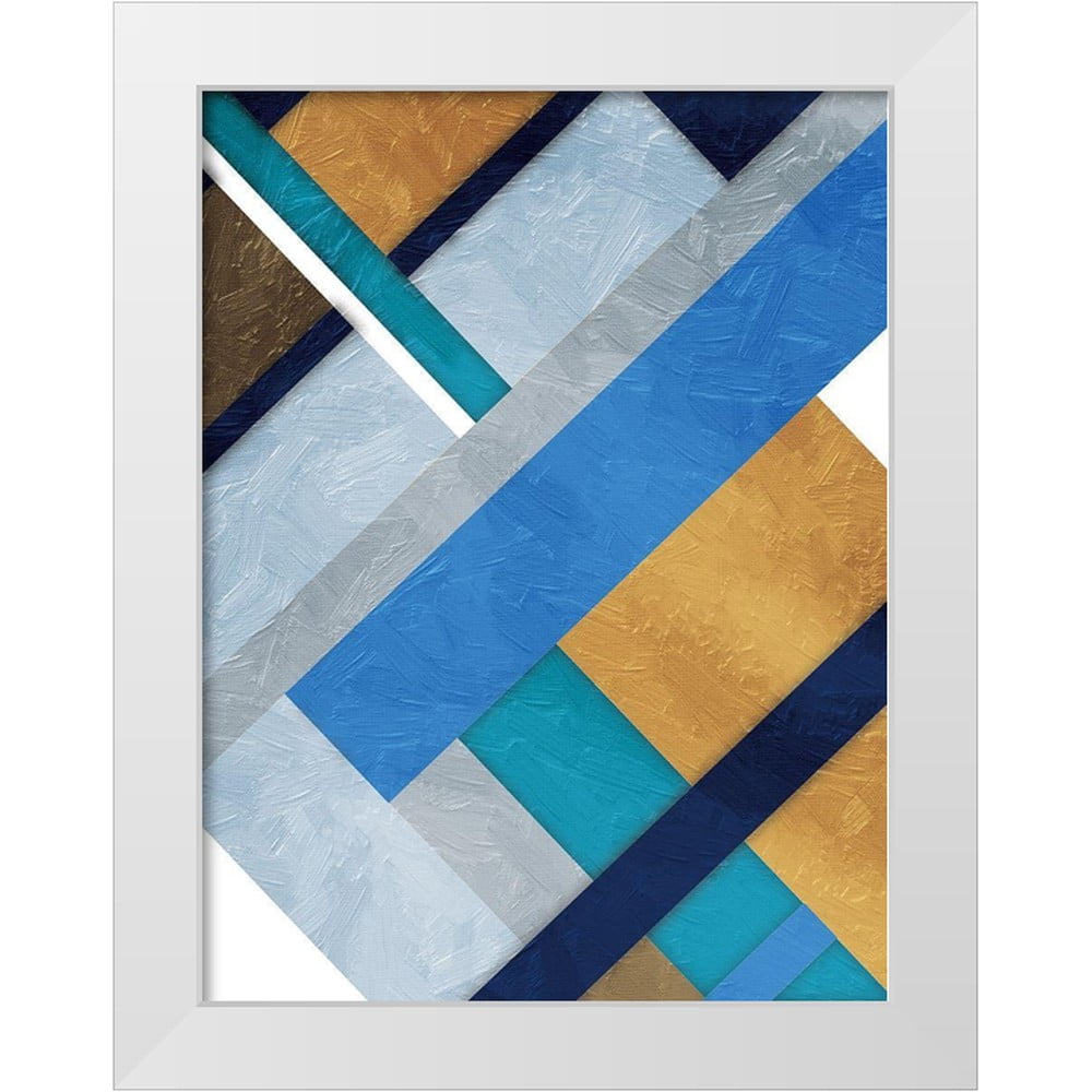 Grey, Jace 19x24 White Modern Wood Framed Museum Art Print Titled ...
