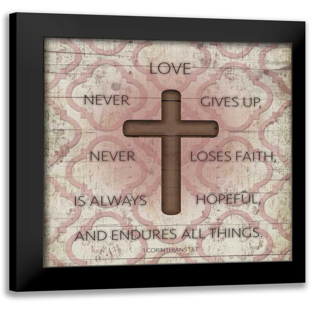 Grey, Jace 20x20 Black Modern Framed Museum Art Print Titled - Endures ...