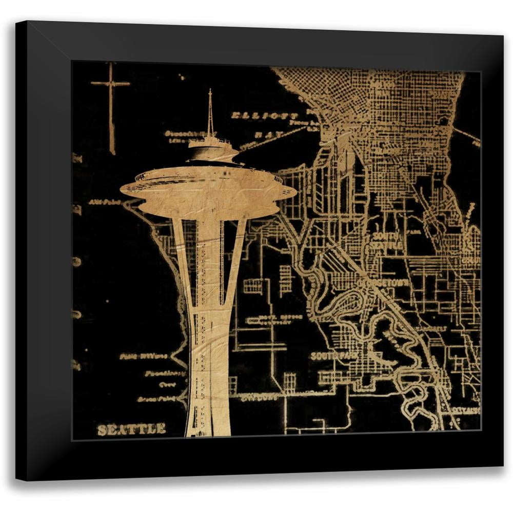 Grey, Jace 20x20 Black Modern Framed Museum Art Print Titled - Needle ...