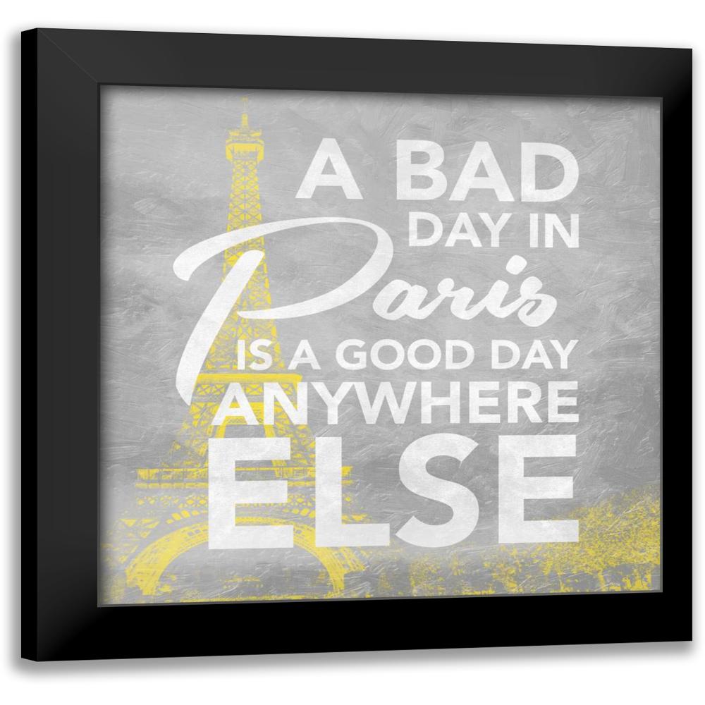 Grey, Jace 20x20 Black Modern Framed Museum Art Print Titled - Paris ...