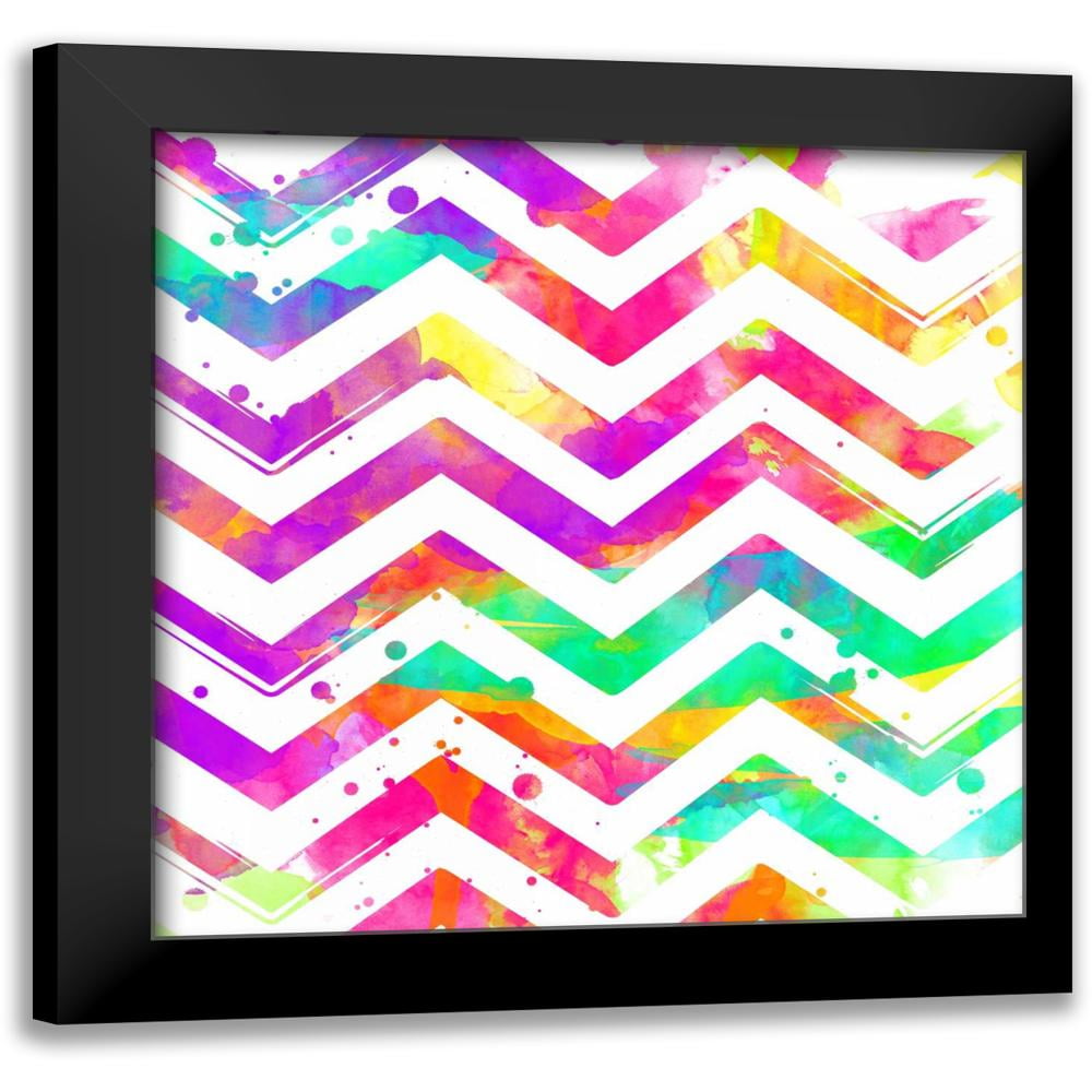 Grey, Jace 20x20 Black Modern Framed Museum Art Print Titled - Rainbow ...