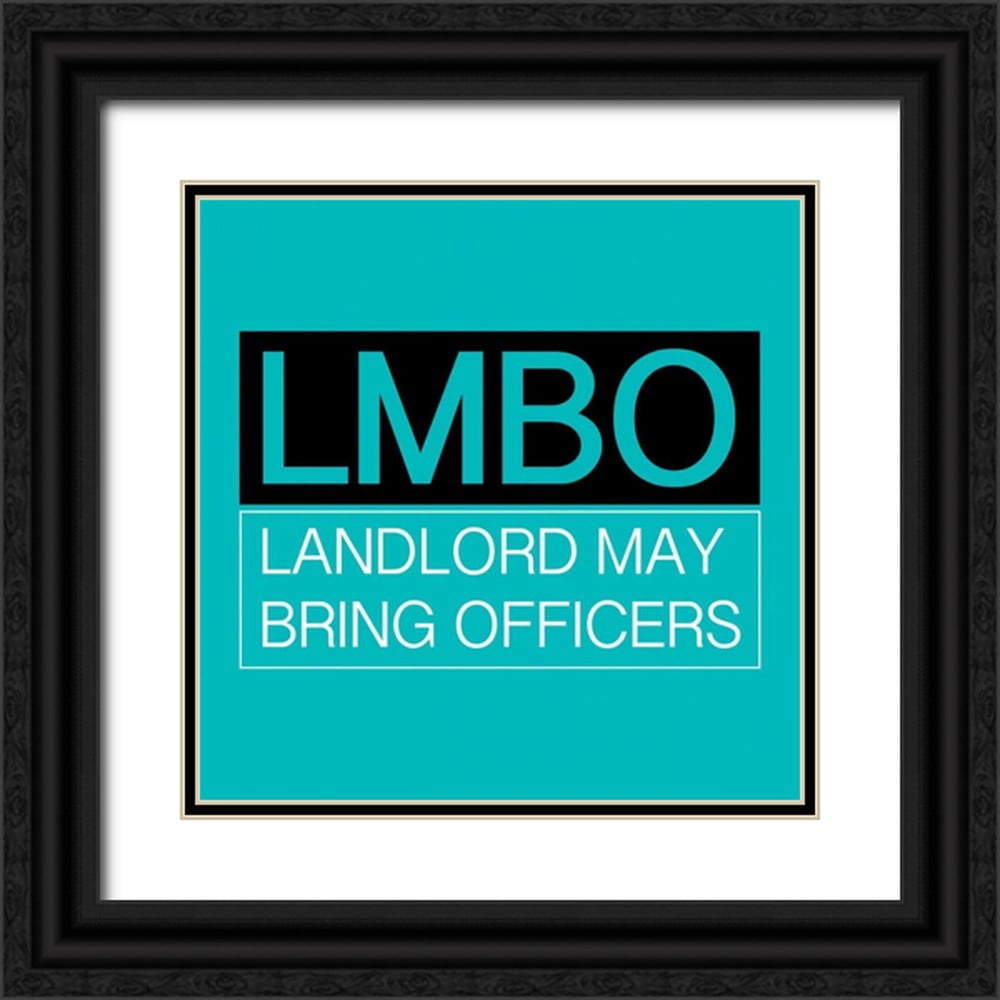 Grey, Jace 20x20 Black Ornate Wood Framed with Double Matting Museum ...