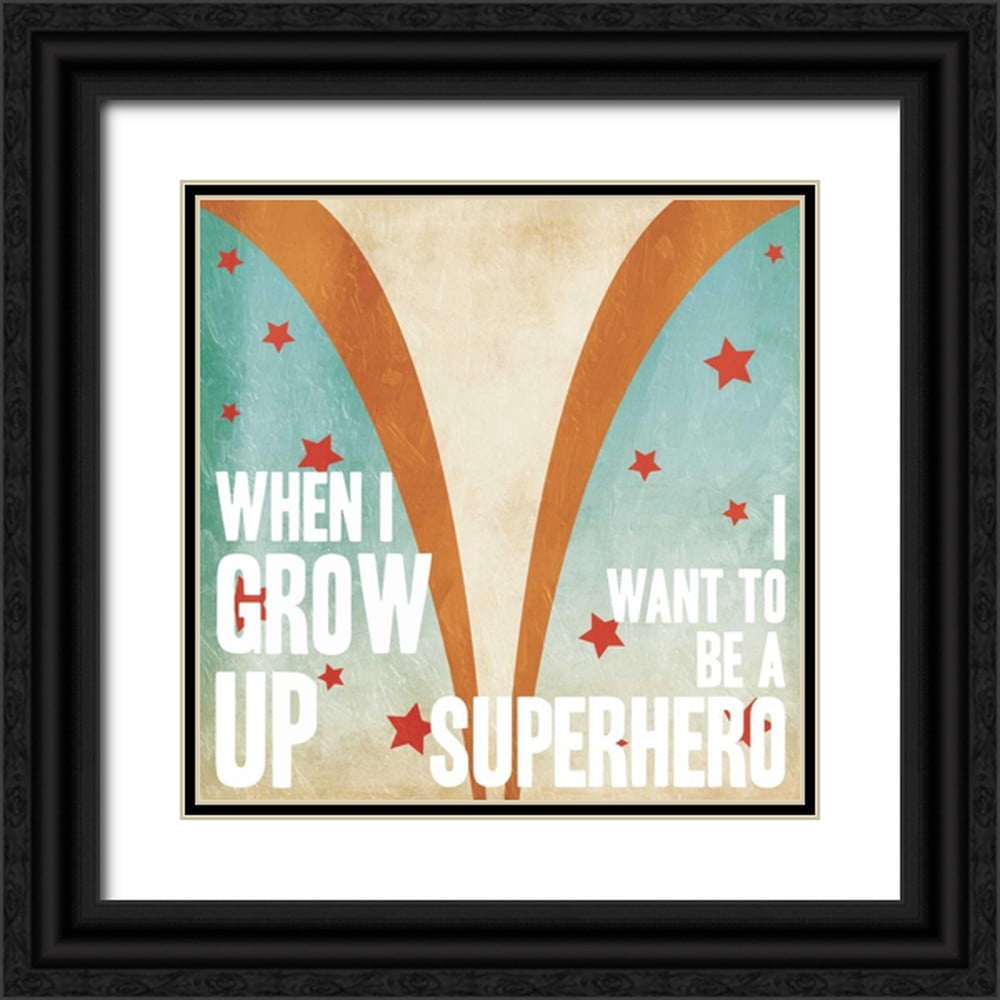 Grey, Jace 20x20 Black Ornate Wood Framed with Double Matting Museum ...