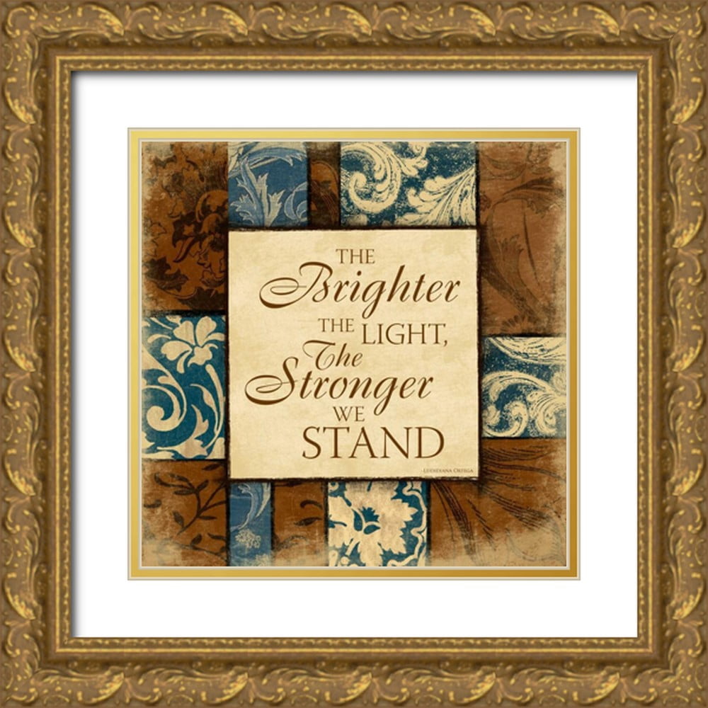 Grey, Jace 20x20 Gold Ornate Wood Framed with Double Matting Museum Art ...