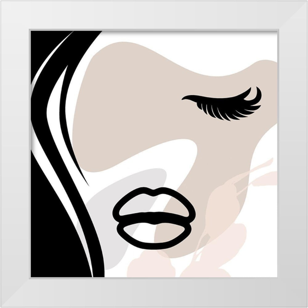 Grey, Jace 20x20 White Modern Wood Framed Museum Art Print Titled ...
