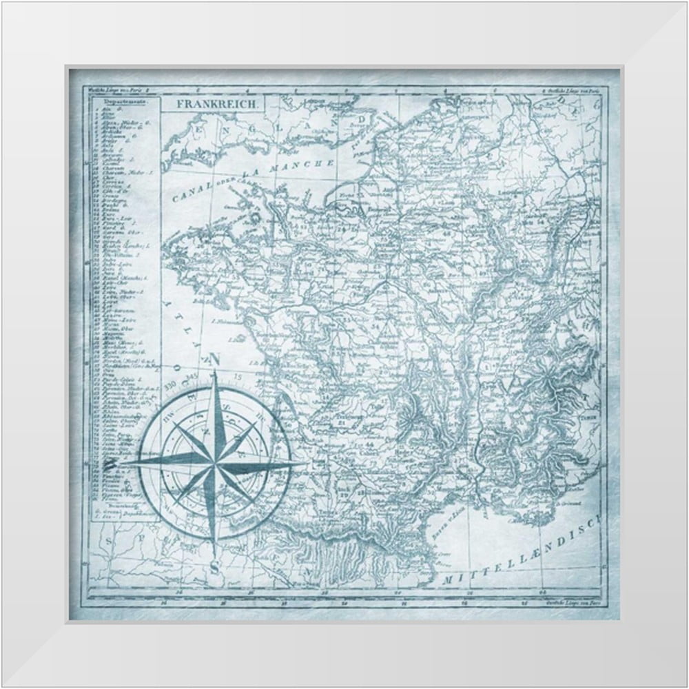 Grey, Jace 20x20 White Modern Wood Framed Museum Art Print Titled ...