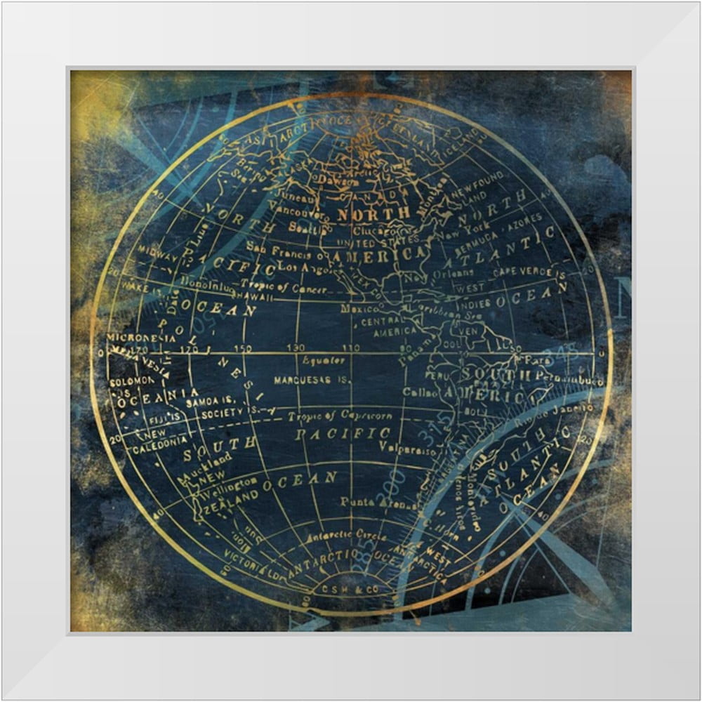 Grey, Jace 20x20 White Modern Wood Framed Museum Art Print Titled ...