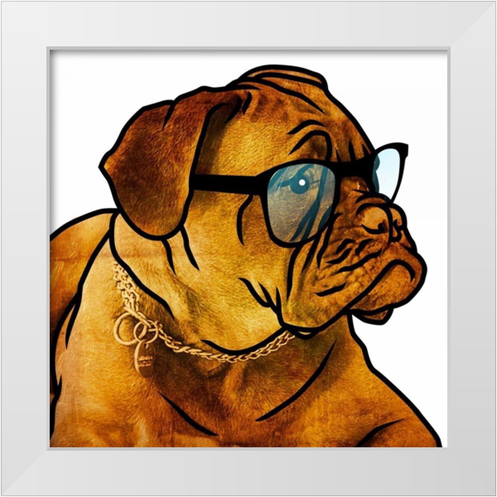 Grey, Jace 20x20 White Modern Wood Framed Museum Art Print Titled ...