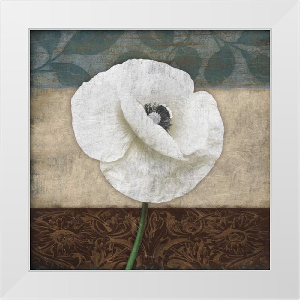 Grey, Jace 20x20 White Modern Wood Framed Museum Art Print Titled ...
