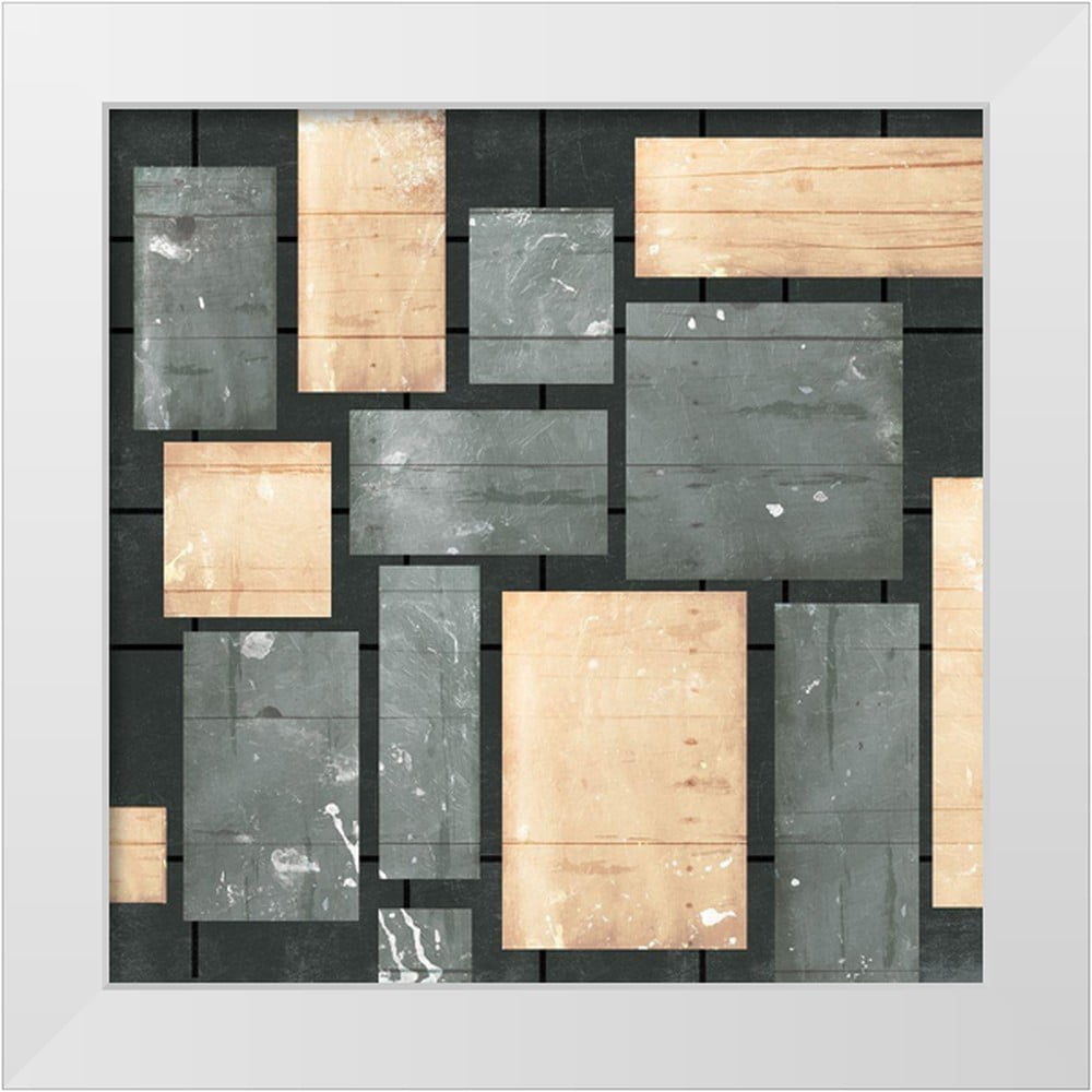 Grey, Jace 20x20 White Modern Wood Framed Museum Art Print Titled ...