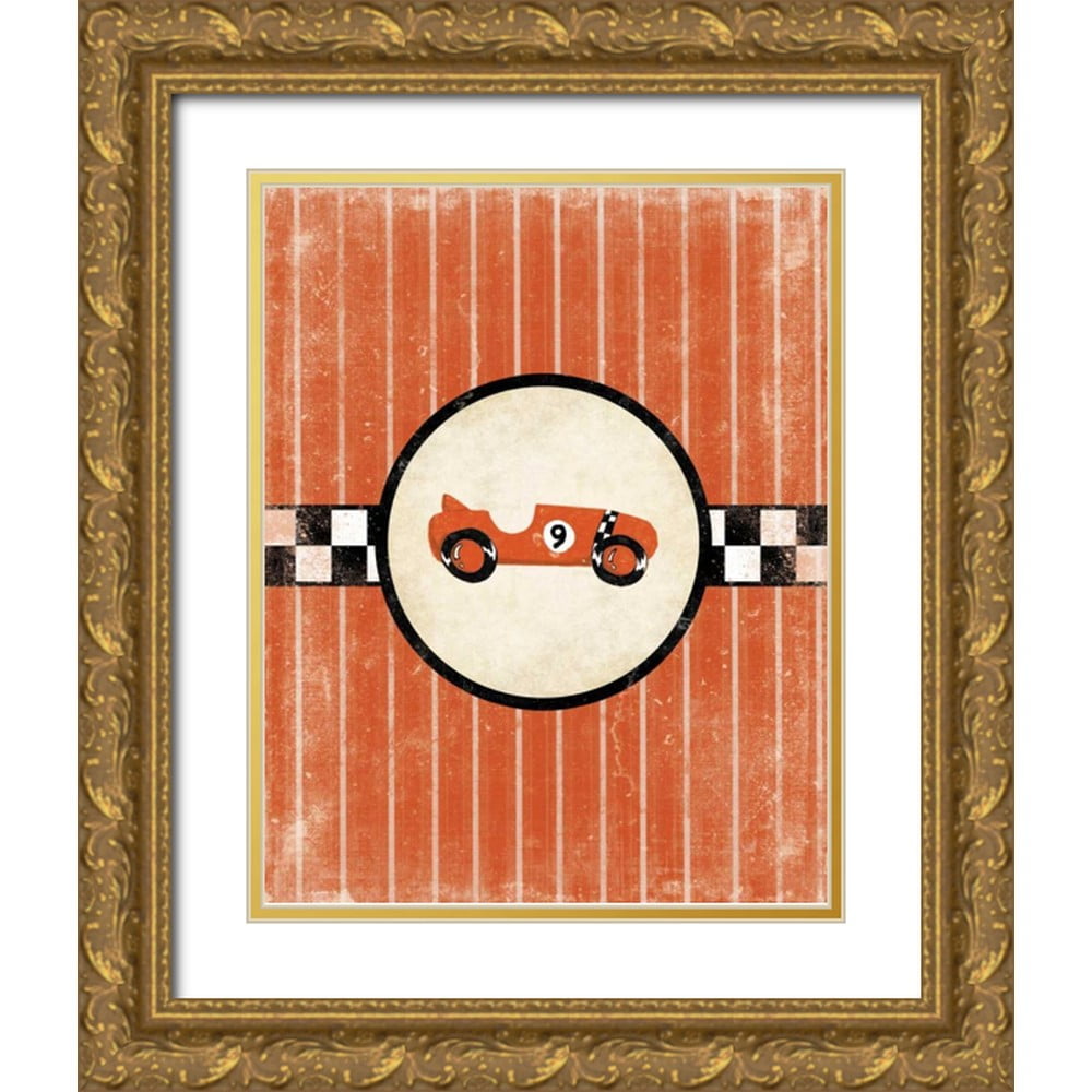 Grey, Jace 20x24 Gold Ornate Wood Framed with Double Matting Museum Art ...