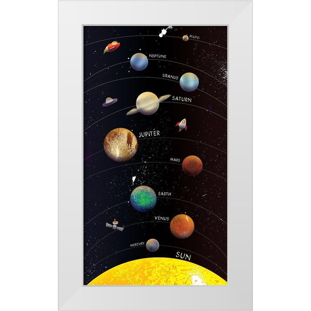 Grey, Jace 20x32 White Modern Wood Framed Museum Art Print Titled ...