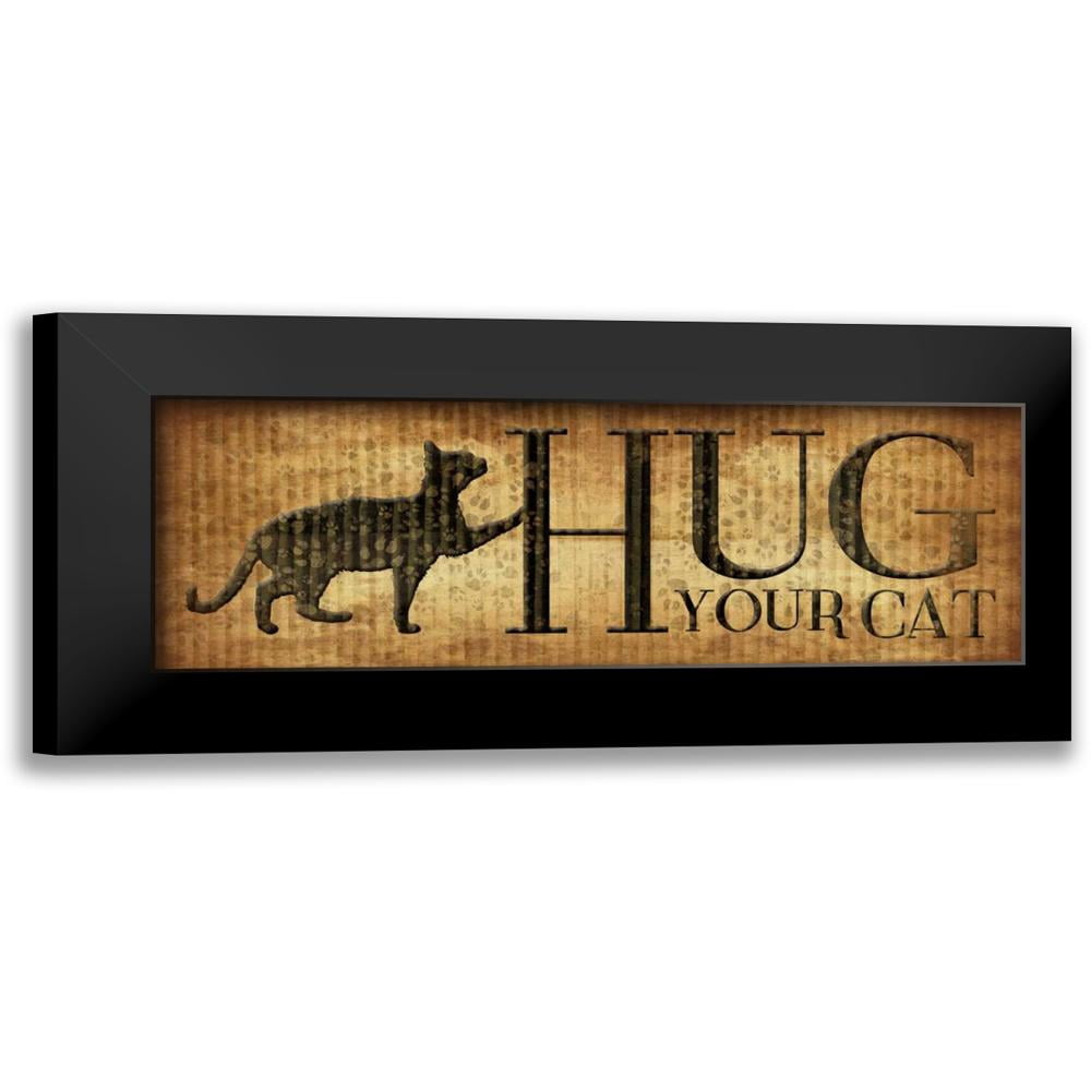 Grey, Jace 24x11 Black Modern Framed Museum Art Print Titled - Hug Your ...