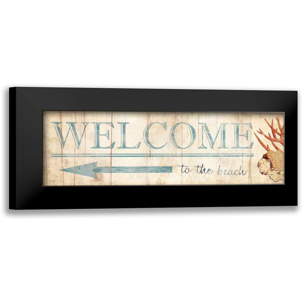 Grey, Jace 24x11 Black Modern Framed Museum Art Print Titled - Welcome ...