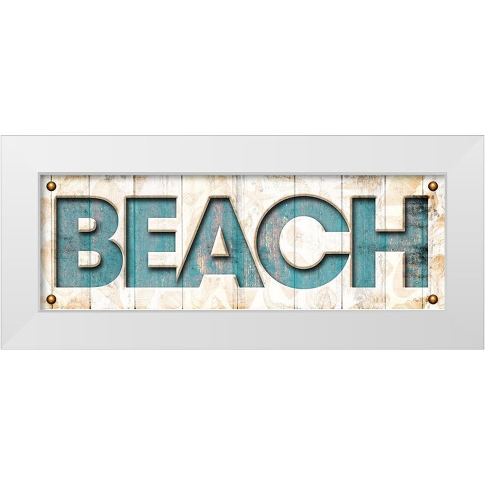 Grey, Jace 24x11 White Modern Wood Framed Museum Art Print Titled ...