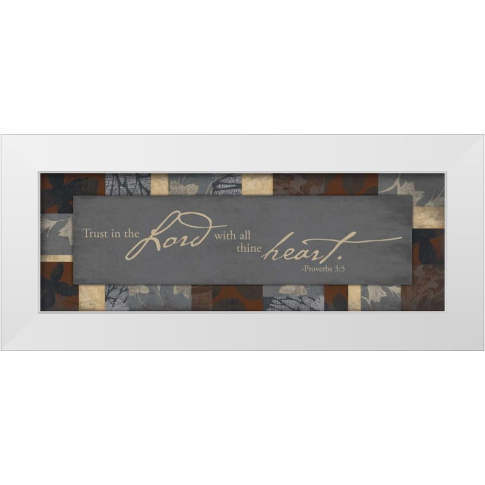 Grey, Jace 24x11 White Modern Wood Framed Museum Art Print Titled ...